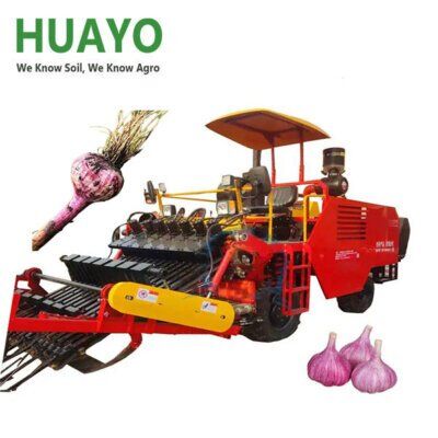 Automatic Garlic Harvester with Bagger - Best Garlic Machine